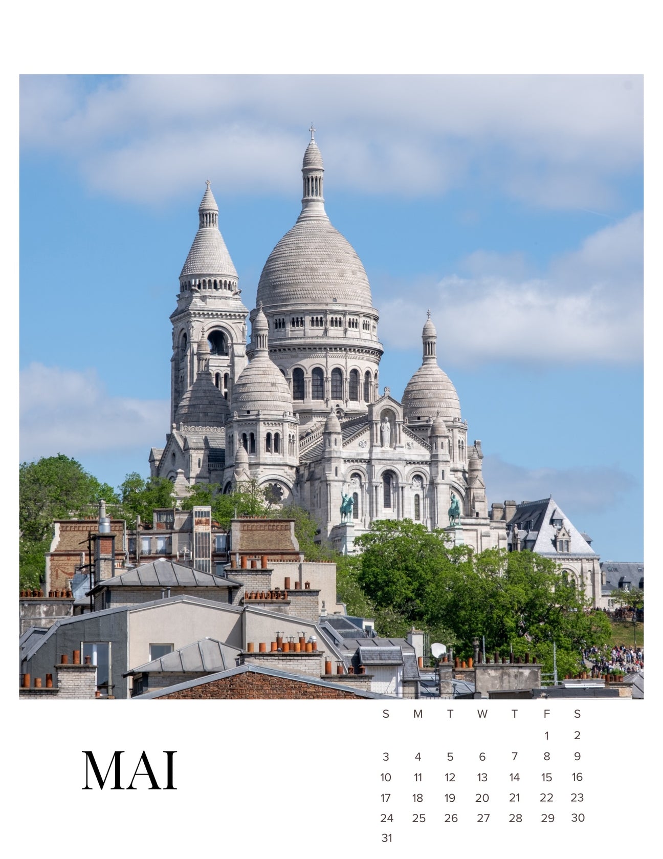 2026 Paris Wall Calendar - A Year in Paris by Rebecca Plotnick | Trave ...