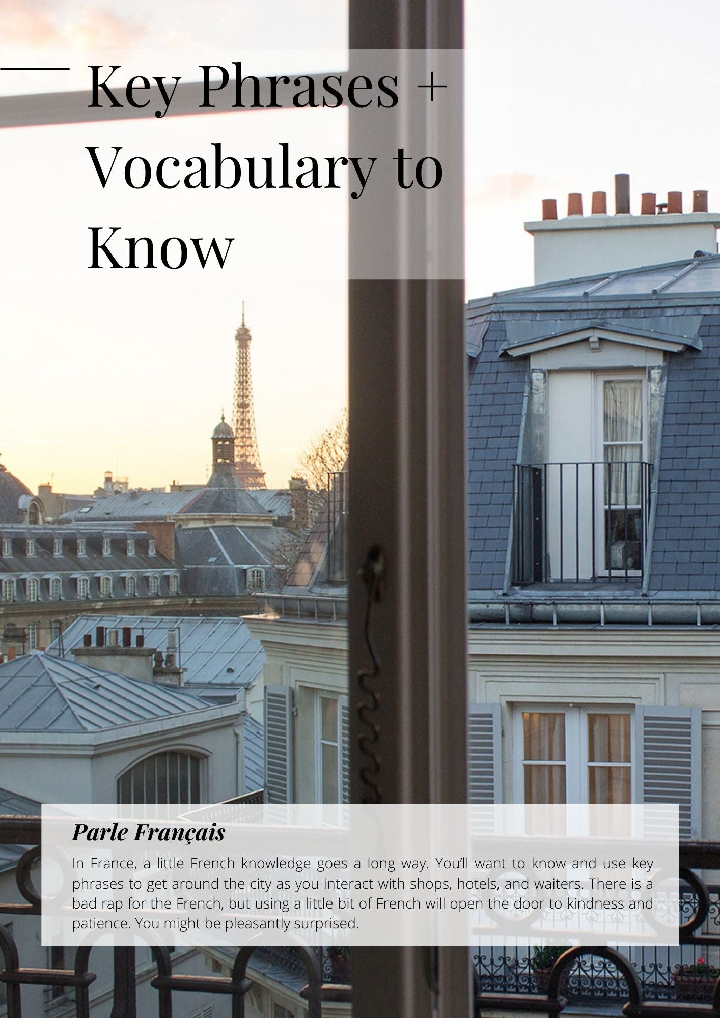 The Paris Guide PDF Digital Copy - Everyday Parisian